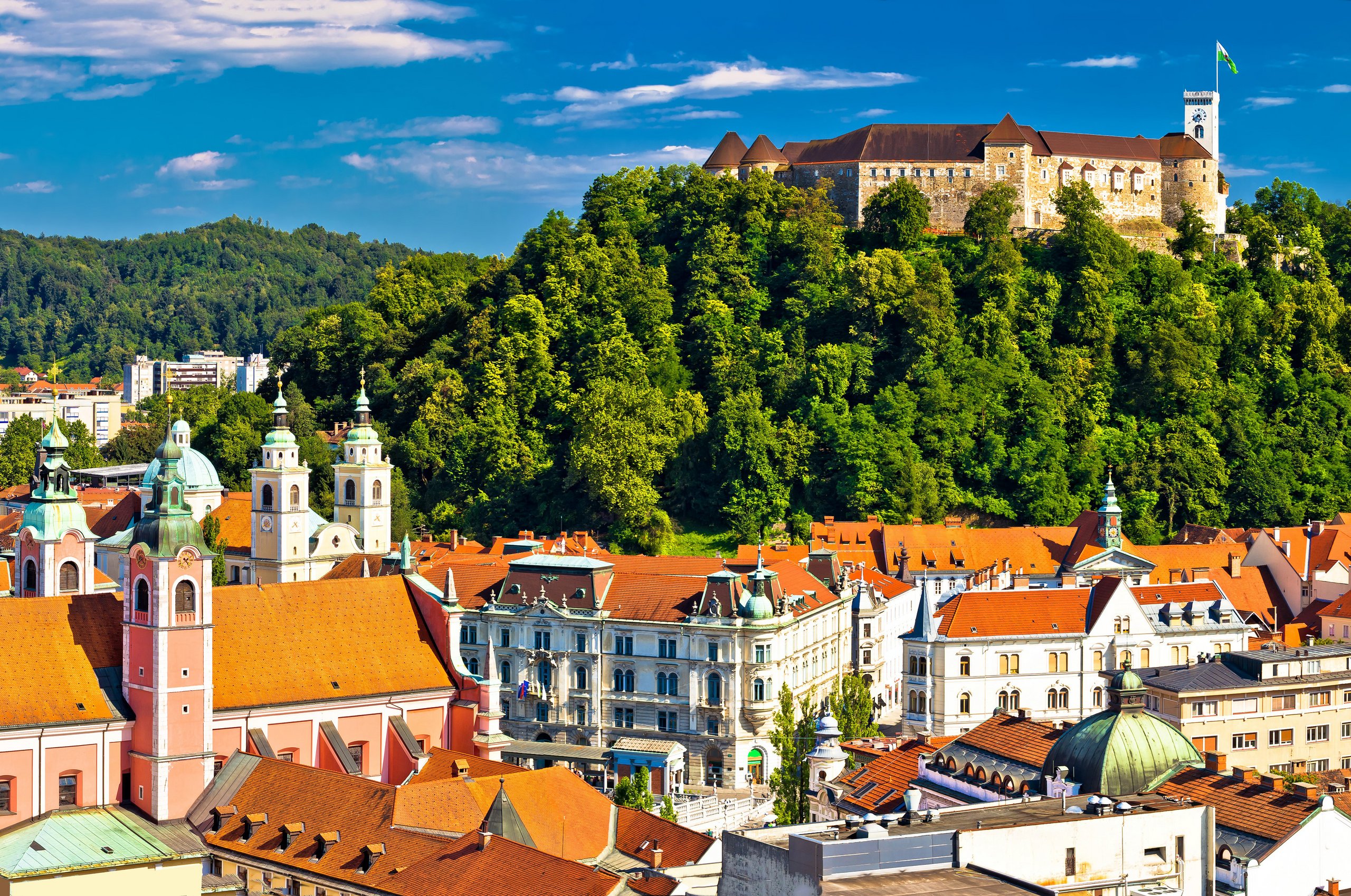 Schne Stadt In Slowenien Ebenbild